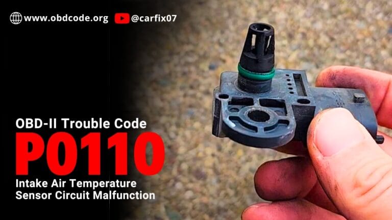 P0110 Code Explained: Intake Air Temperature Sensor Circuit Malfunction ...